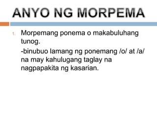Morpema | PPTX