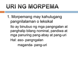 Morpema | PPTX