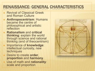 The Reinassance: Painting | PPT