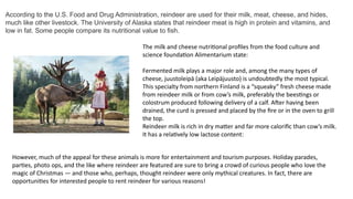 All about reindeer, where they live, fun facts | PPTX