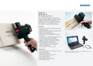 Reiner 940 HandJet printer | PPT