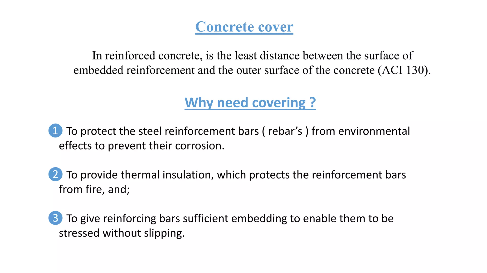 Reinforced concrete covering( bnbc) | PPTX