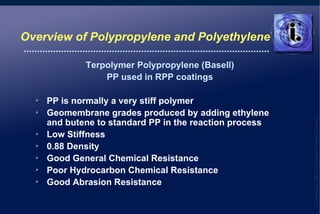 Reinforced Polypropylene (RPP) and Reinforced Polyethylene (RPE) Liner ...