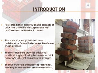 Reinforced brickwork | PPTX