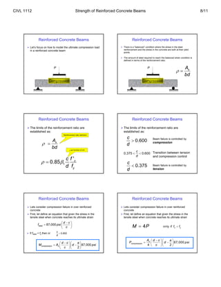 Reinforced concrete beams | PDF