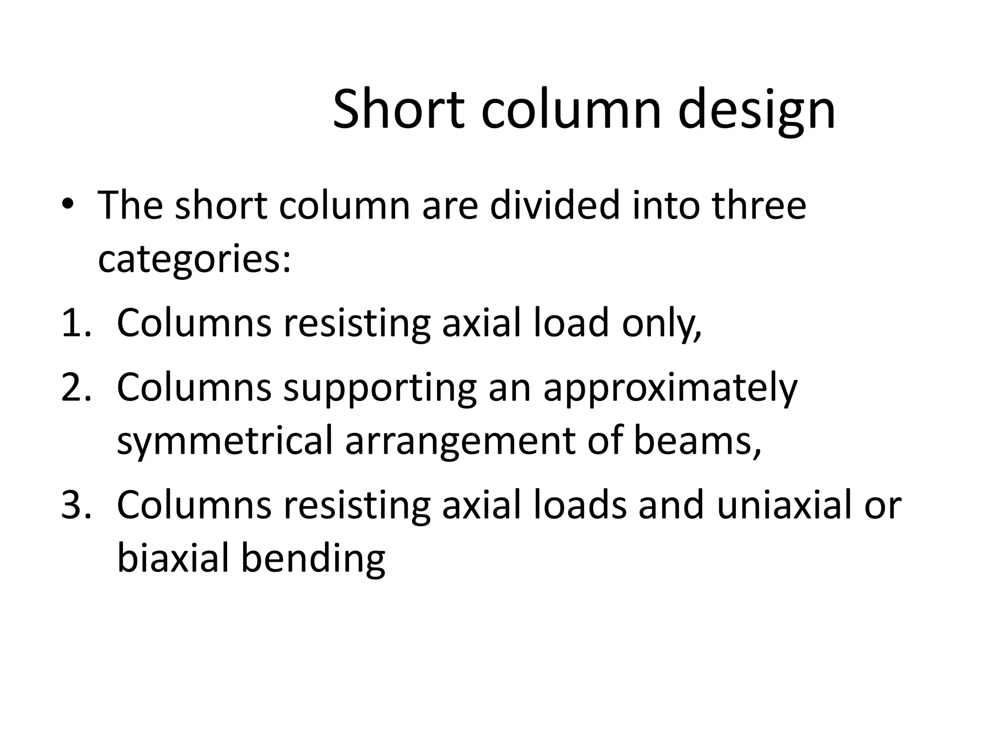 Reinforced concrete column | PDF