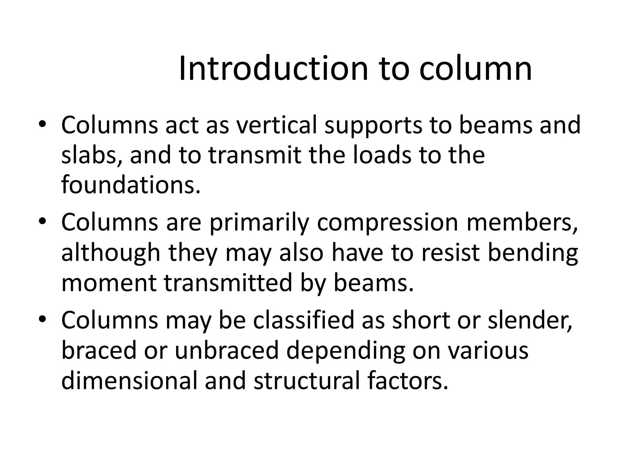 Reinforced concrete column | PDF