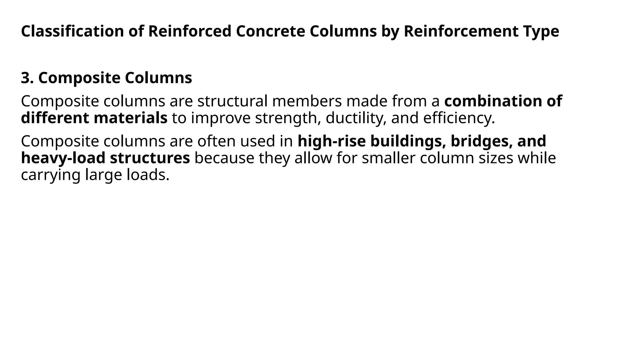 REINFORCED CONCRETE COLUMN OF MATERIAL SCIENCE | PPTX