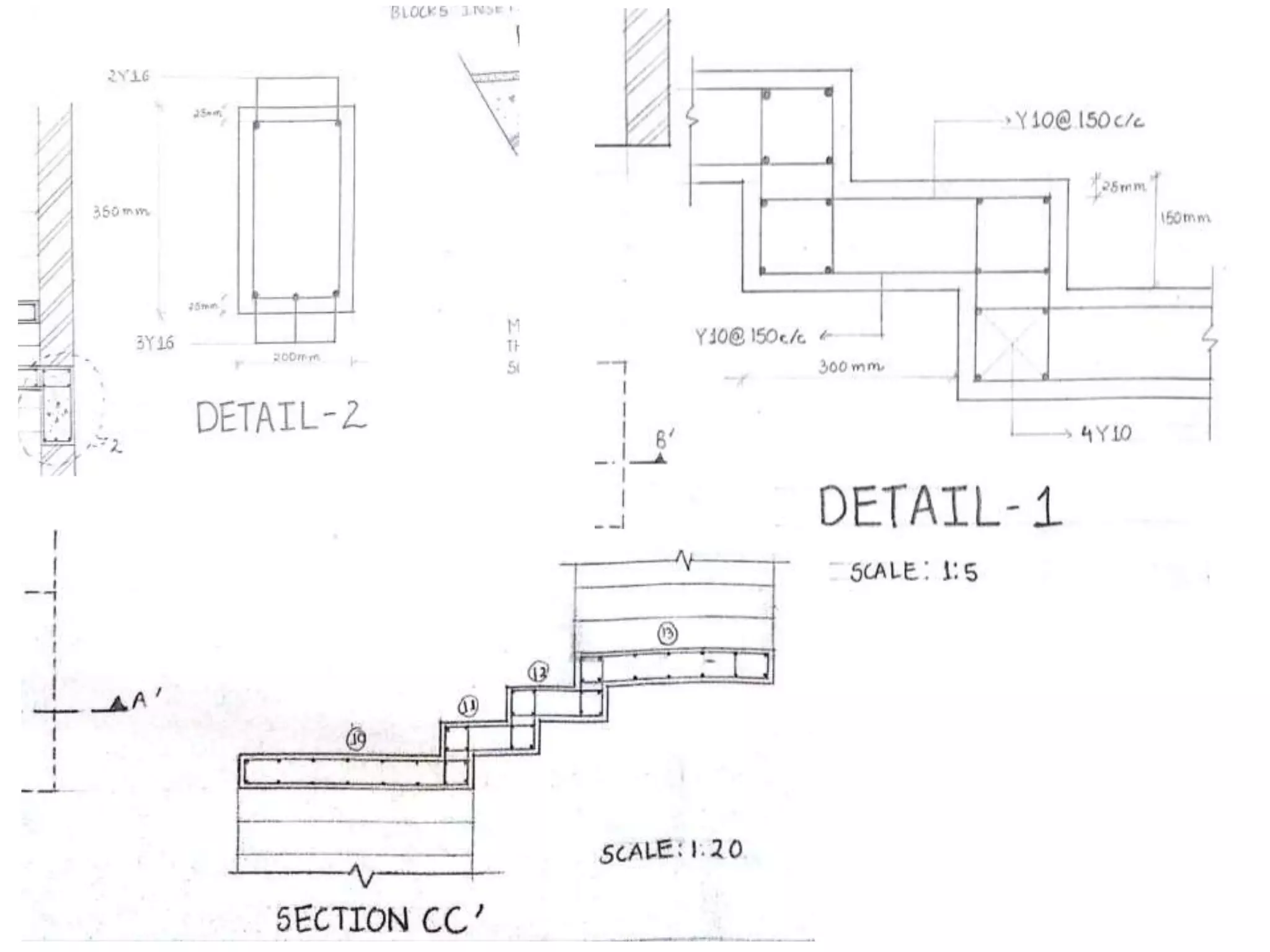 Exterior Concrete Stair Section Detail Outdoor Stair Treads For
