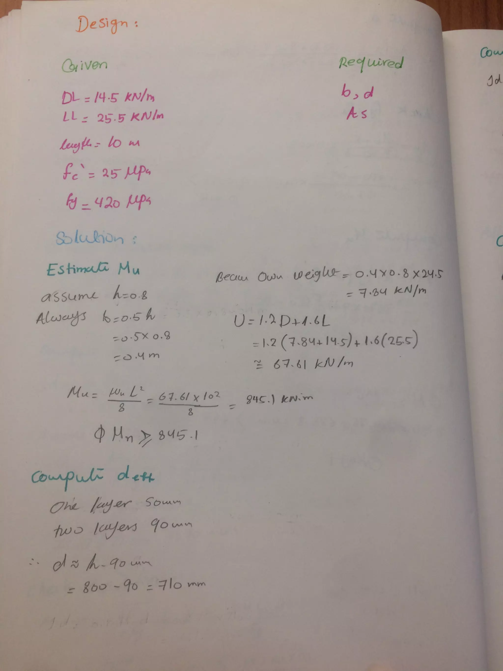 Reinforced Concrete Design Notes Part1 | PDF
