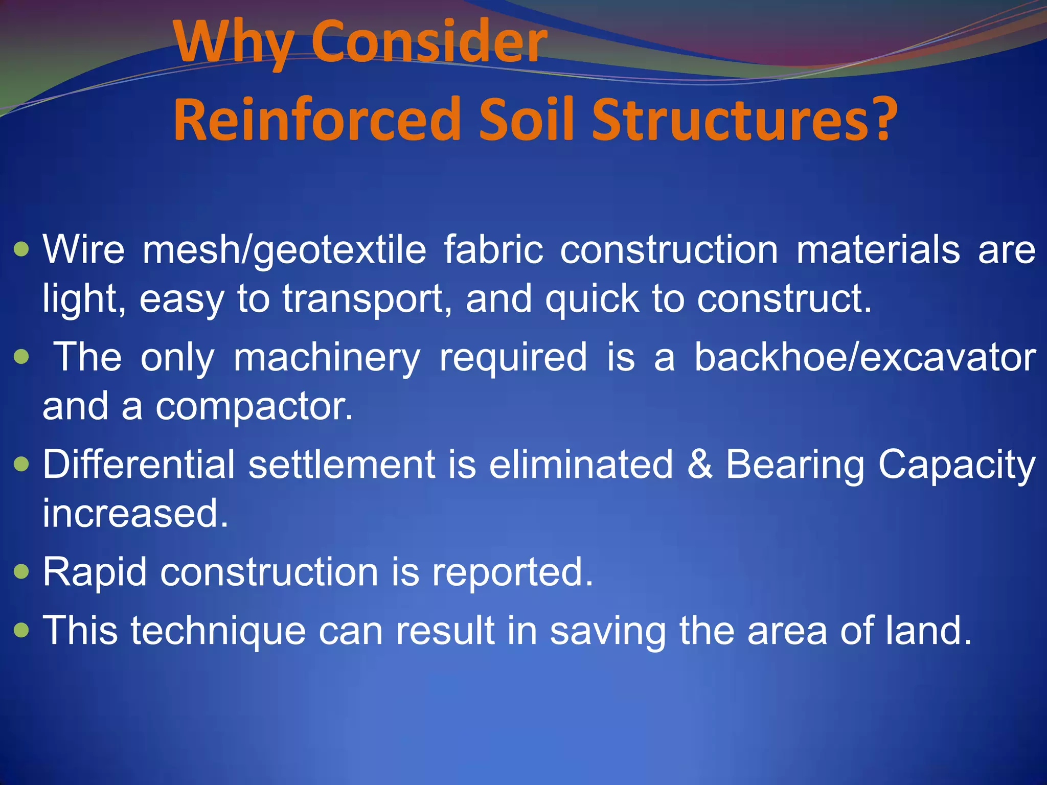 Reinforced earth structures | PPTX