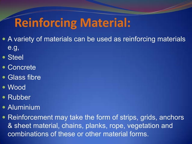 Reinforced earth structures | PPTX