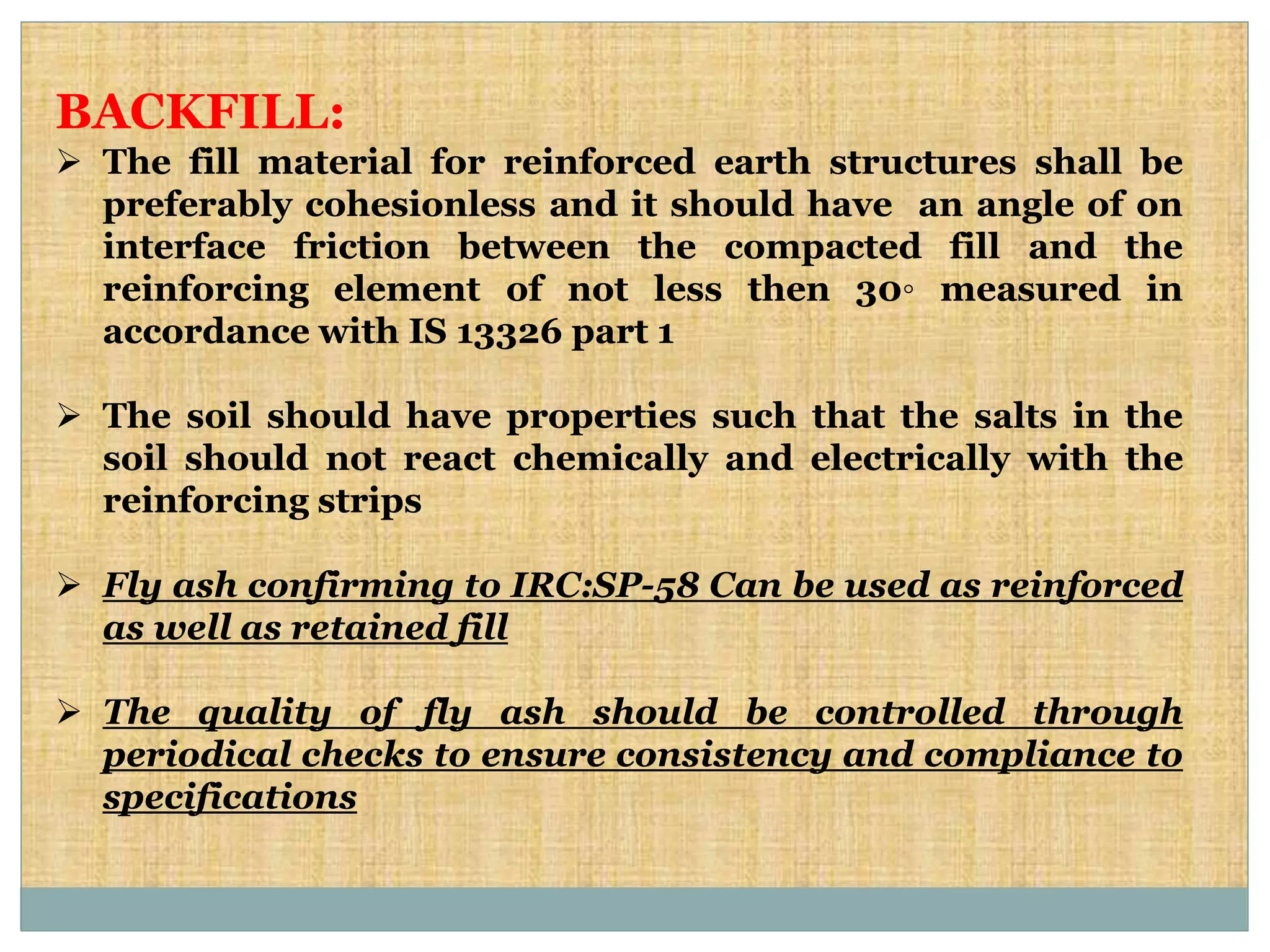 Reinforced Earth Wall RE wall | PPTX