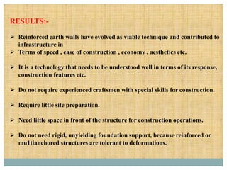 Reinforced Earth Wall RE wall | PPTX