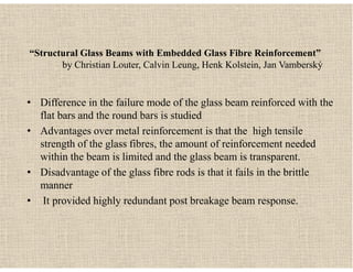 Reinforced glass beam | PDF