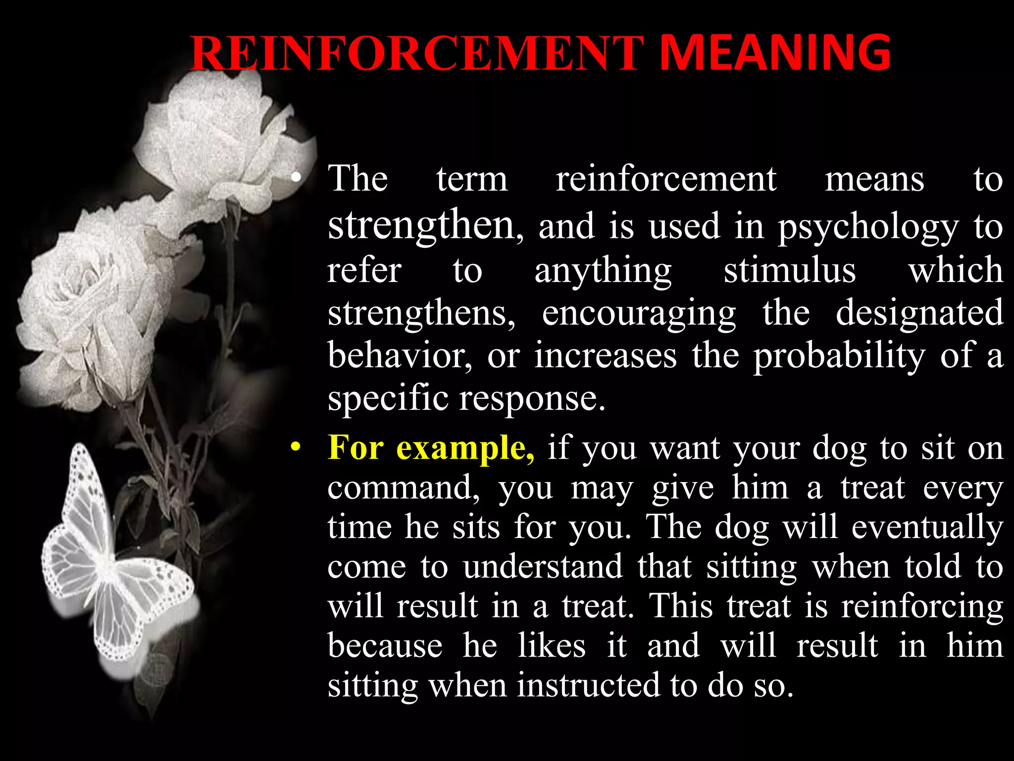 Reinforcement | PPTX