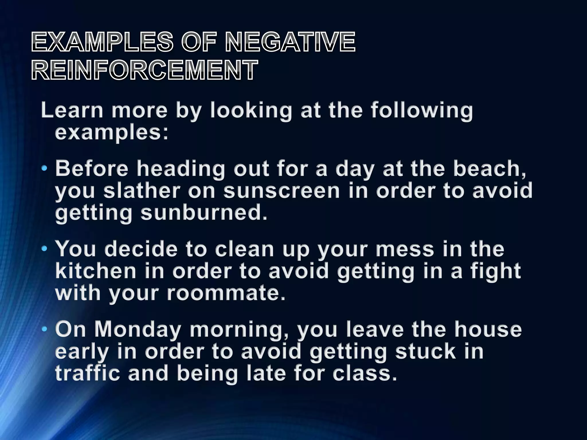 Reinforcement (Behavioral Learning) | PPTX