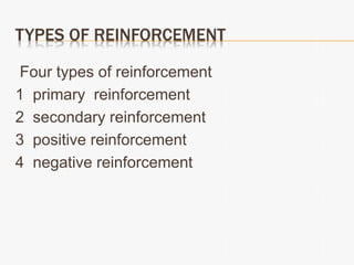Reinforcement | PPTX