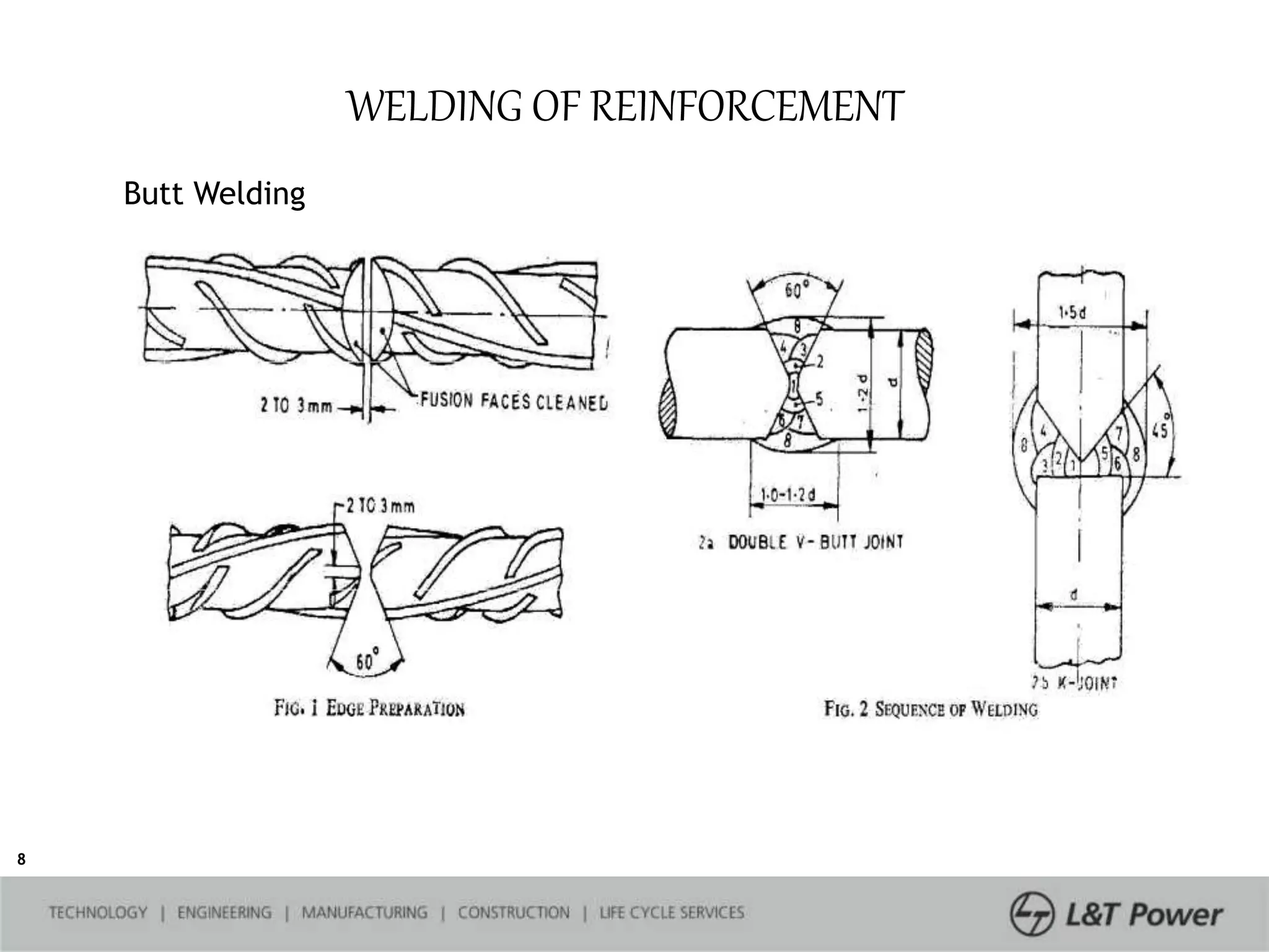 Reinforcement welding in civil engineering | PPTX