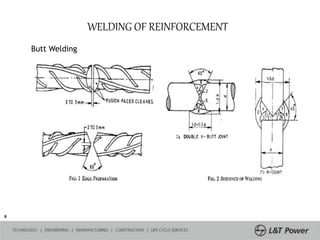 Reinforcement welding in civil engineering | PPTX