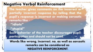 Reinforcement | PPTX | Educational Assessment | Education