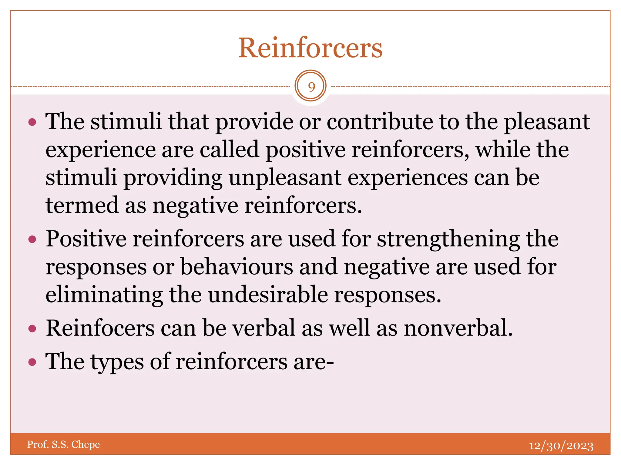Reinforcement.pptx | Free Download