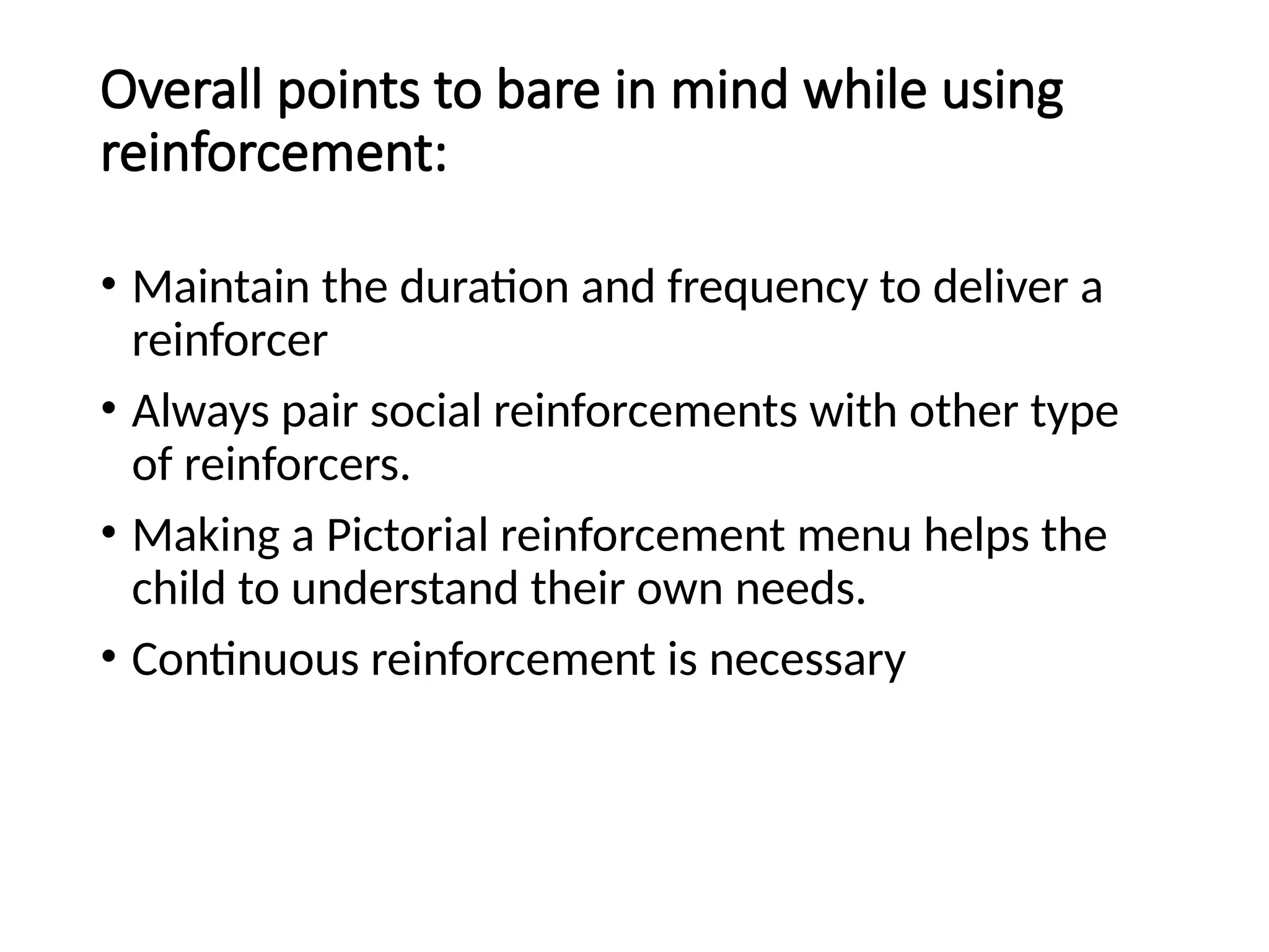 Reinforcement in SPED students powerpoint | PPTX