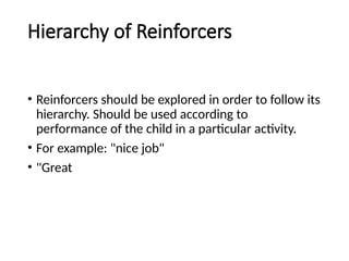 Reinforcement in SPED students powerpoint | PPTX