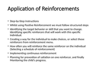 Reinforcement in SPED students powerpoint | PPTX