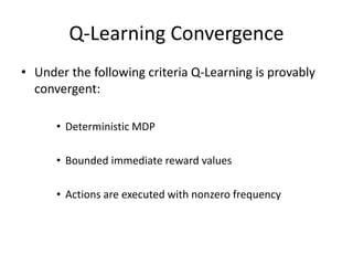 Reinforcement Learning and Artificial Neural Nets | PPT