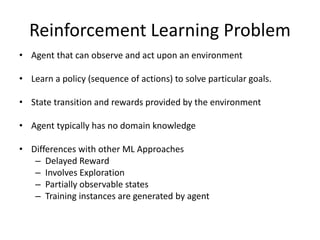 Reinforcement Learning and Artificial Neural Nets | PPT