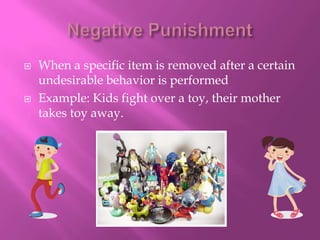 Reinforcement and punishment slide show 2 | PPTX