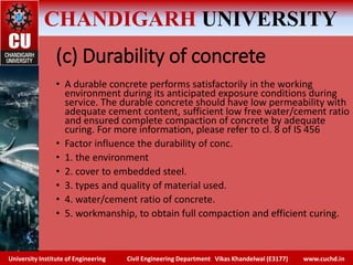 Reinforcement concrete and properties of matrial | PPT
