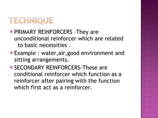 Reinforcement in classroom | PPT