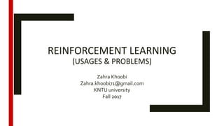 Reinforcement learning | PPT