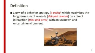 Reinforcement learning | PPT