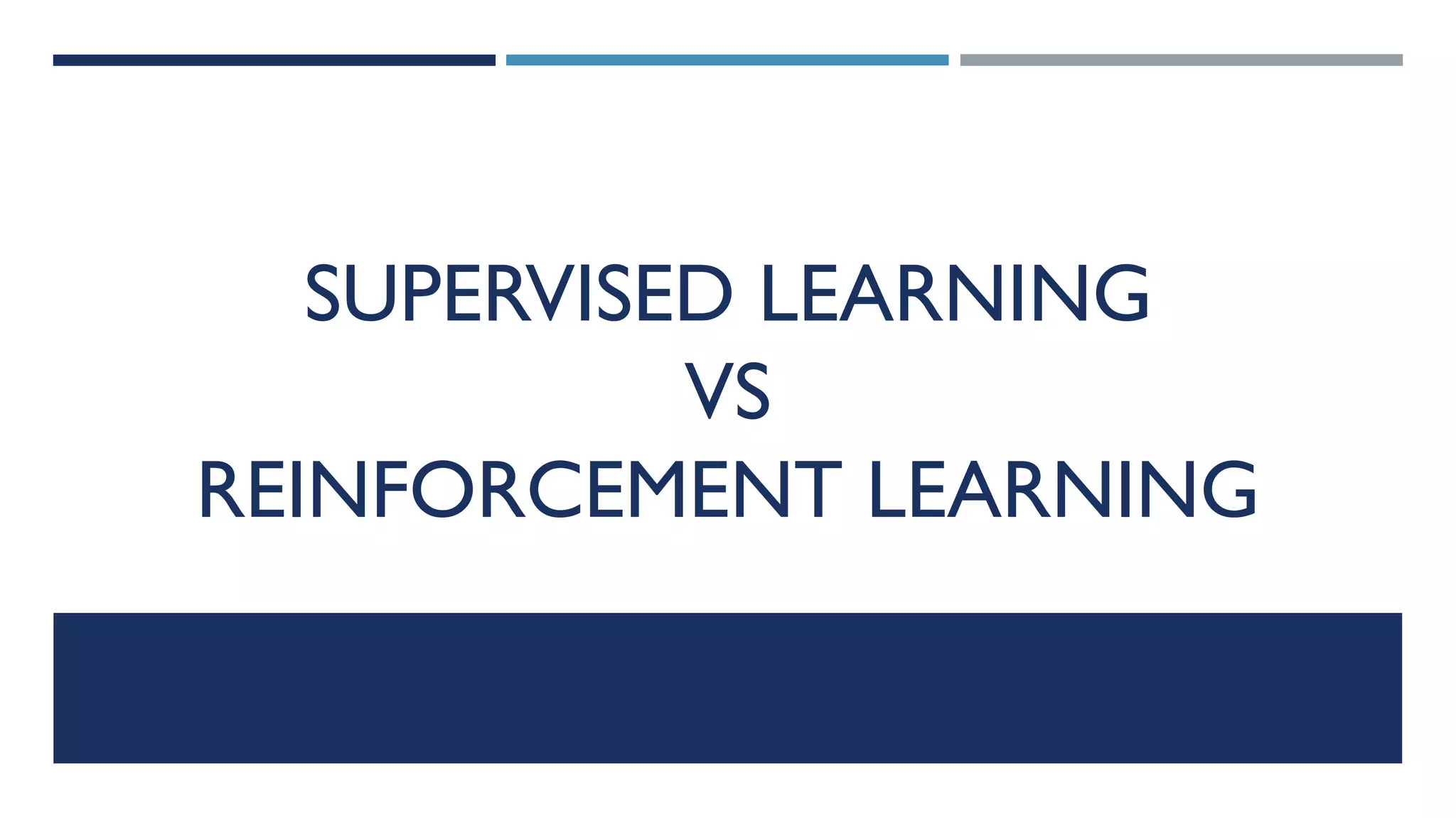 Reinforcement learning | PPT