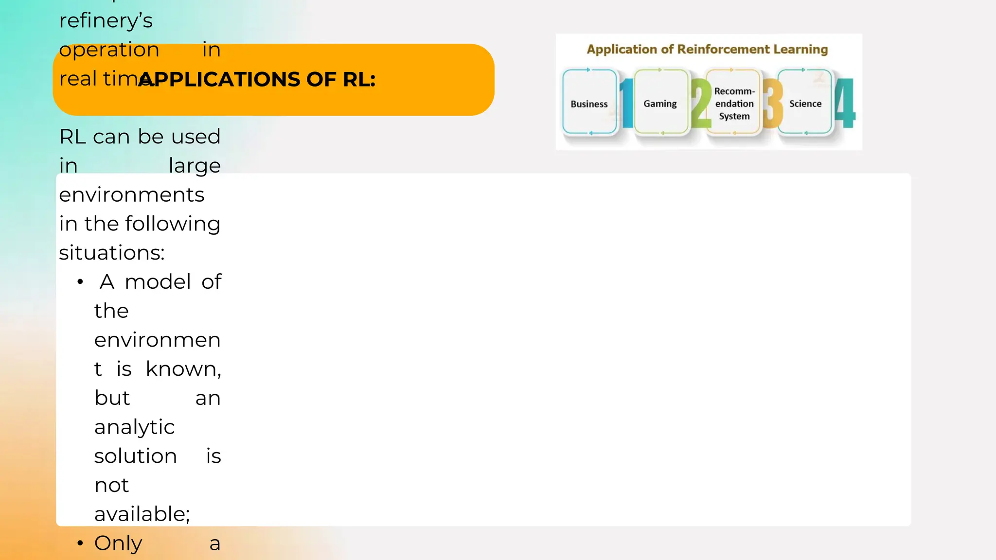 REINFORCEMENT LEARNING (reinforced through trial and error).pptx