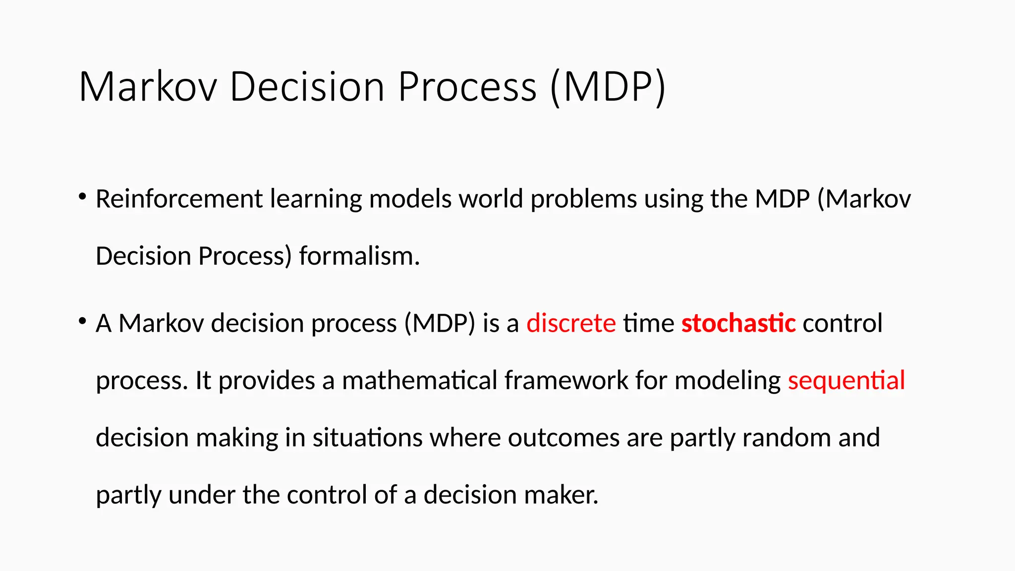 Reinforcement Learning in machine learning | PPTX