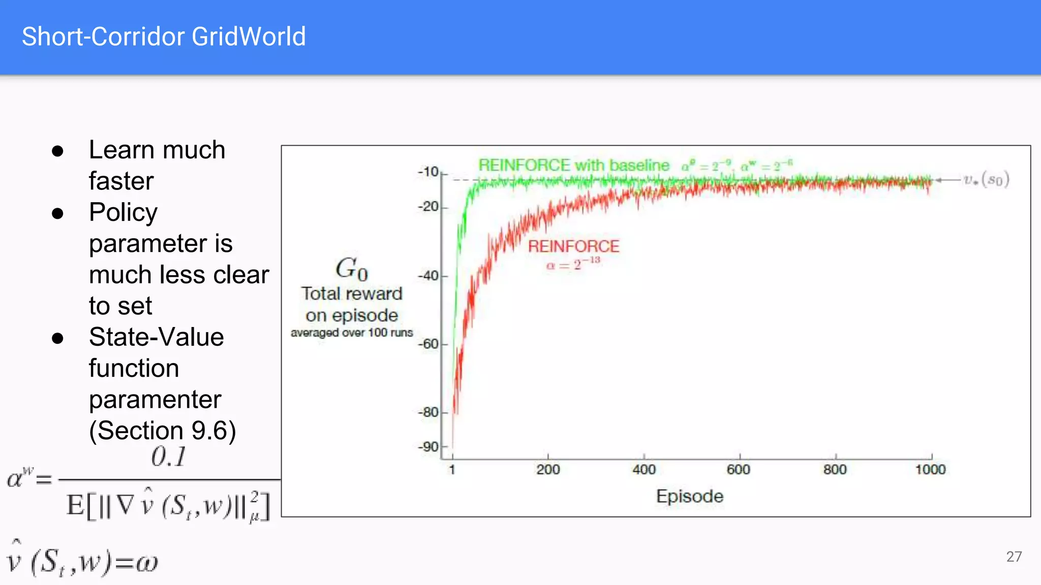 Reinforcement learning：policy gradient (part 1) | PPTX