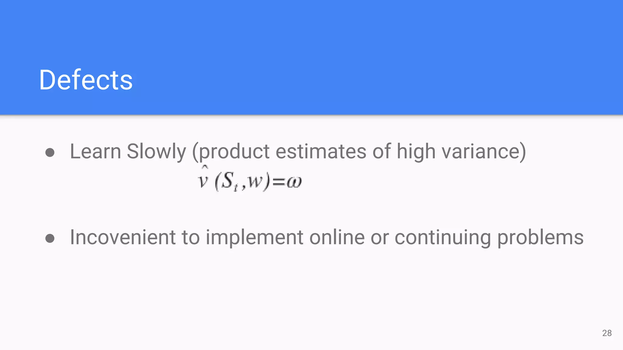 Reinforcement learning：policy gradient (part 1) | PPTX