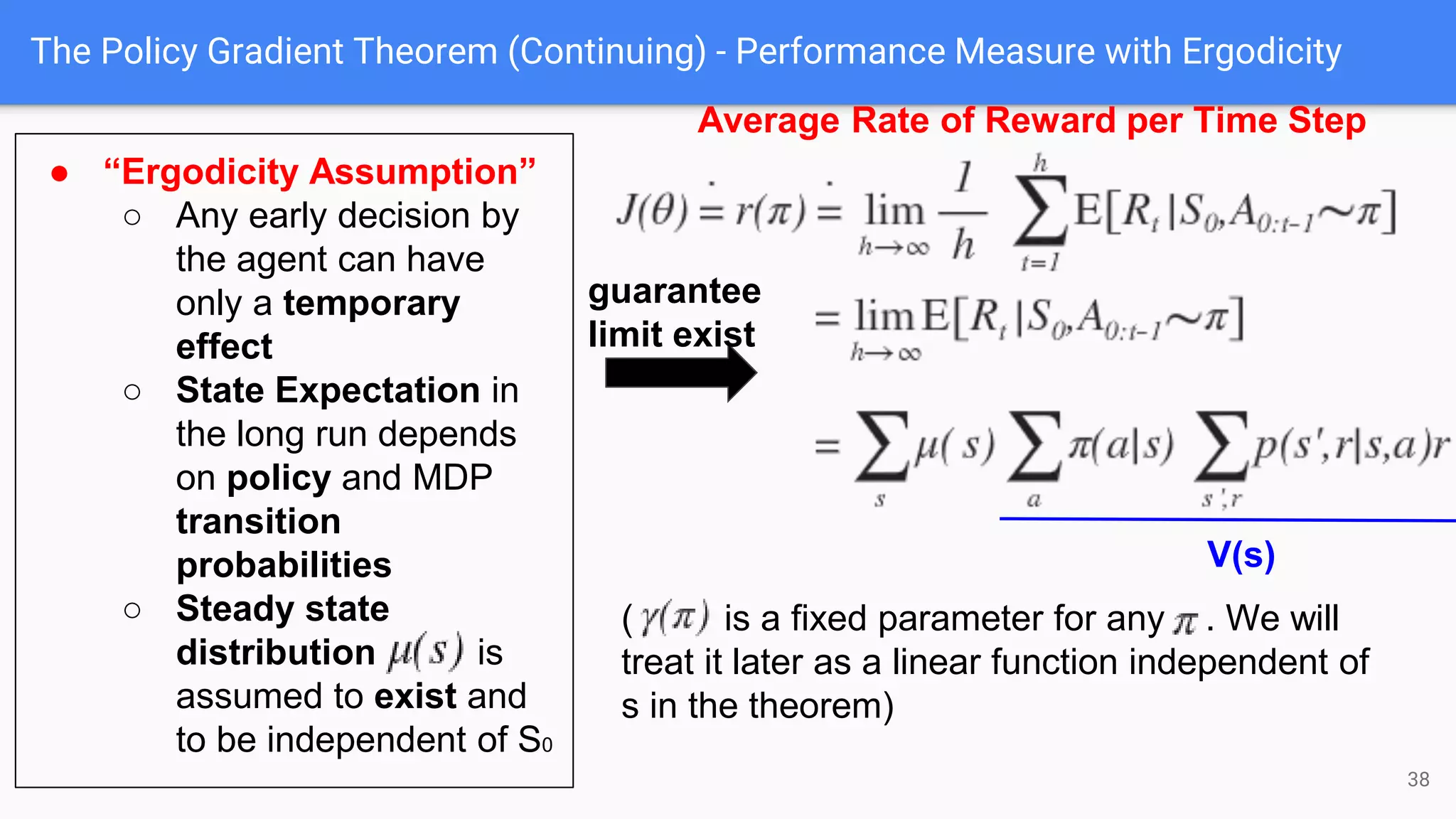 Reinforcement learning：policy gradient (part 1) | PPTX