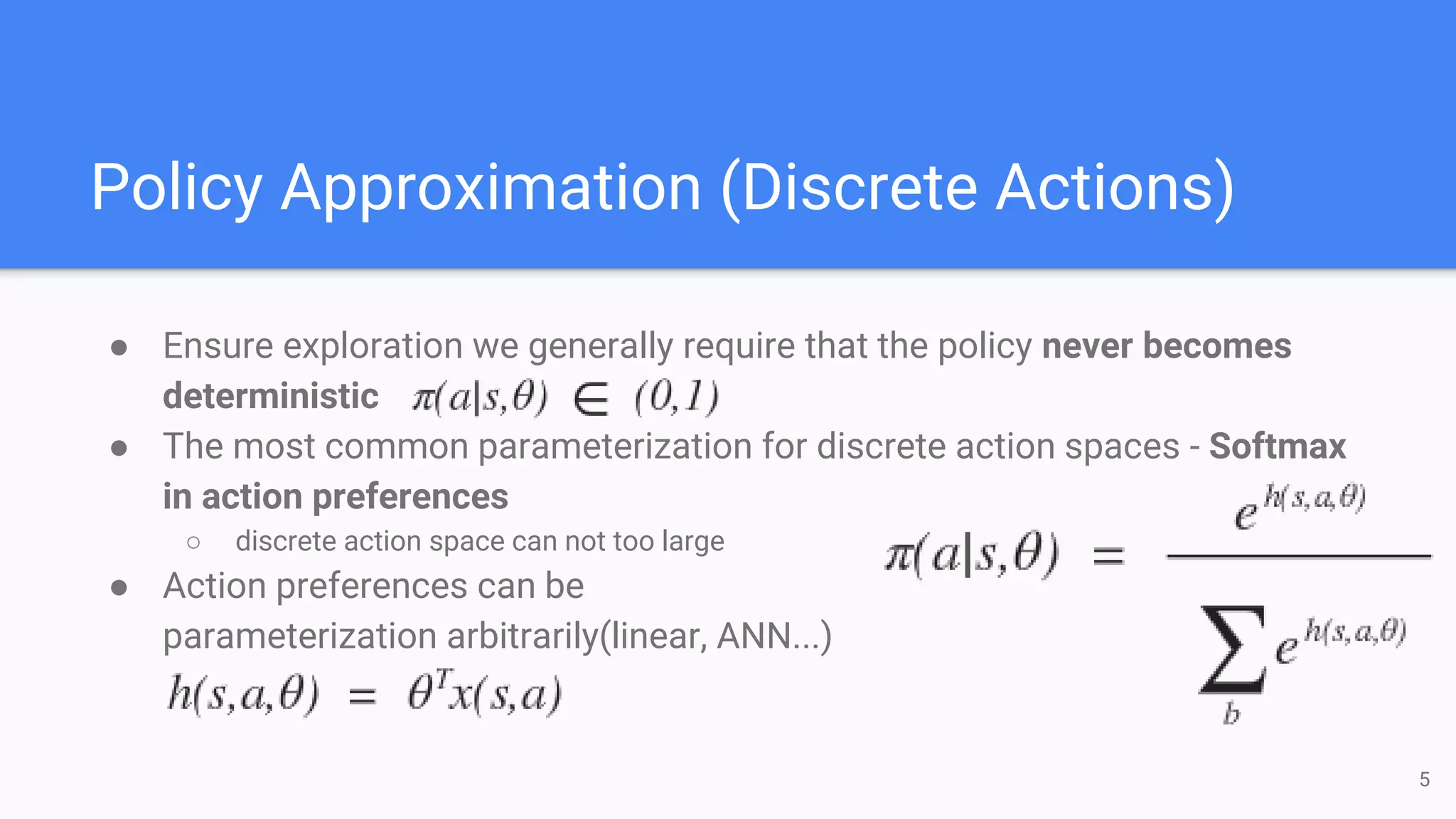Reinforcement learning：policy gradient (part 1) | PPTX