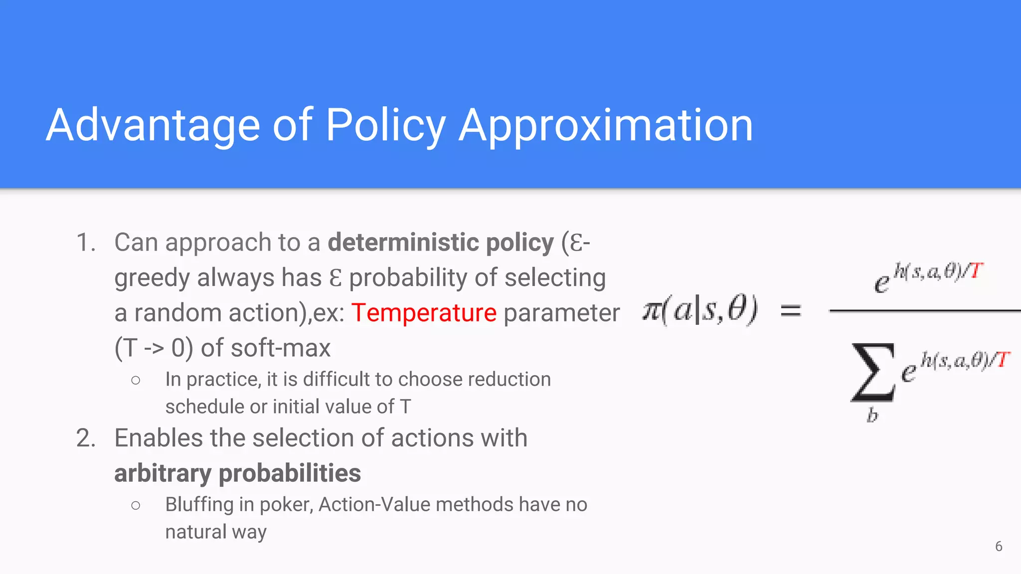 Reinforcement learning：policy gradient (part 1) | PPTX
