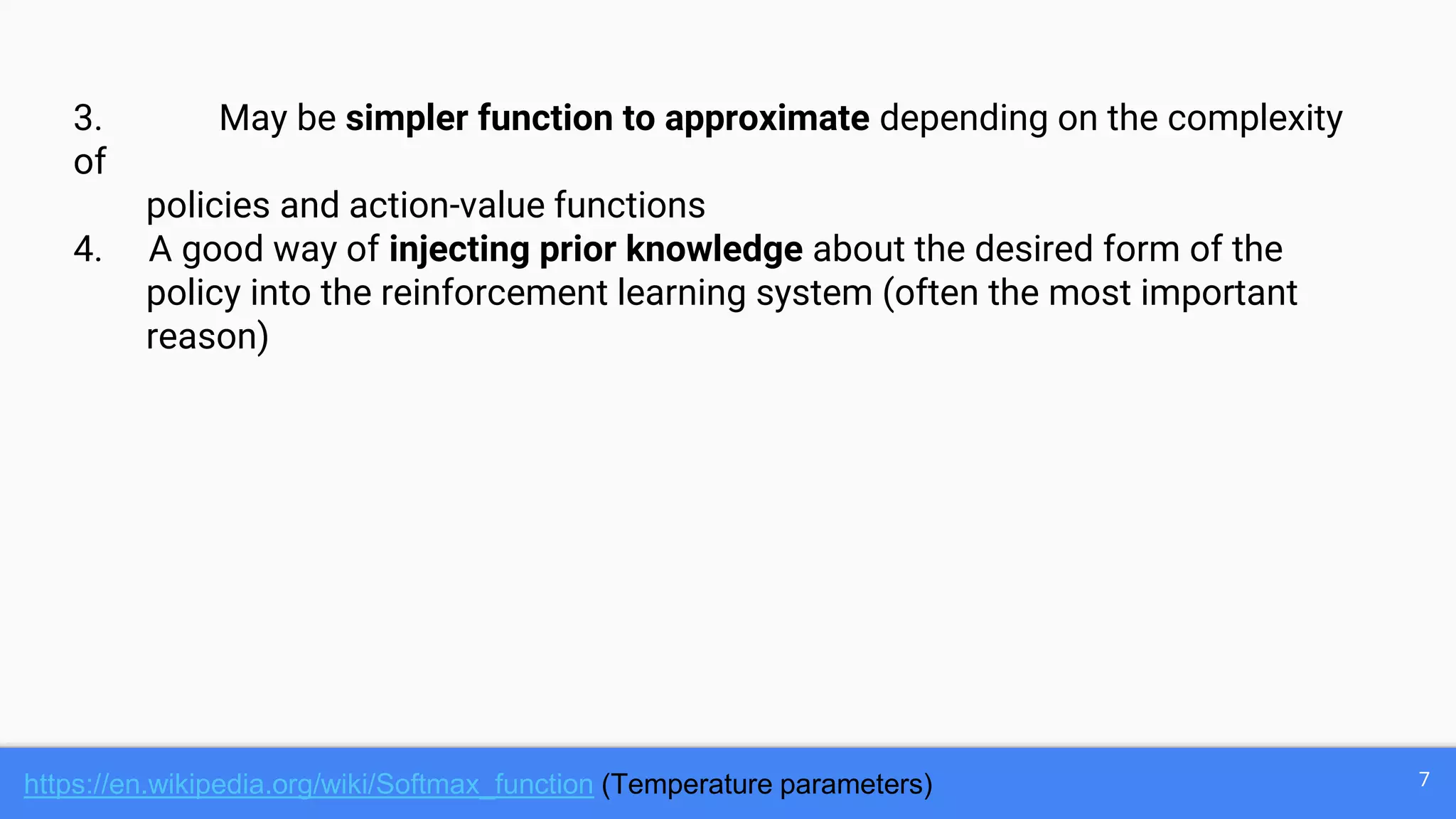 Reinforcement learning：policy gradient (part 1) | PPTX