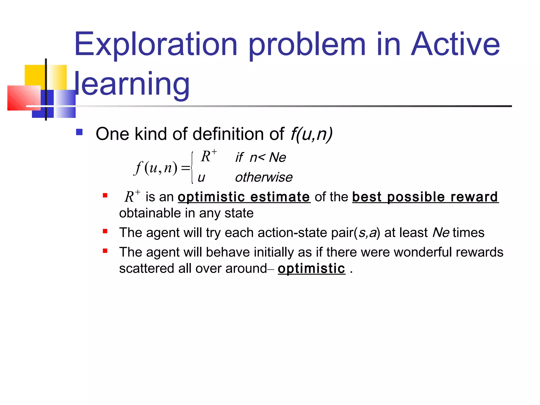 Reinforcement learning 7313 | PPT