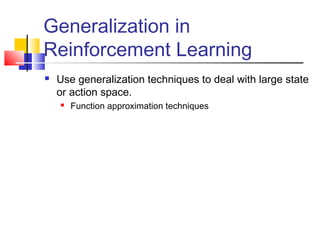 Reinforcement learning 7313 | PPT