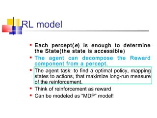 Reinforcement learning 7313 | PPT
