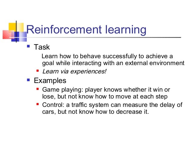 Training Reinforcement Strategies