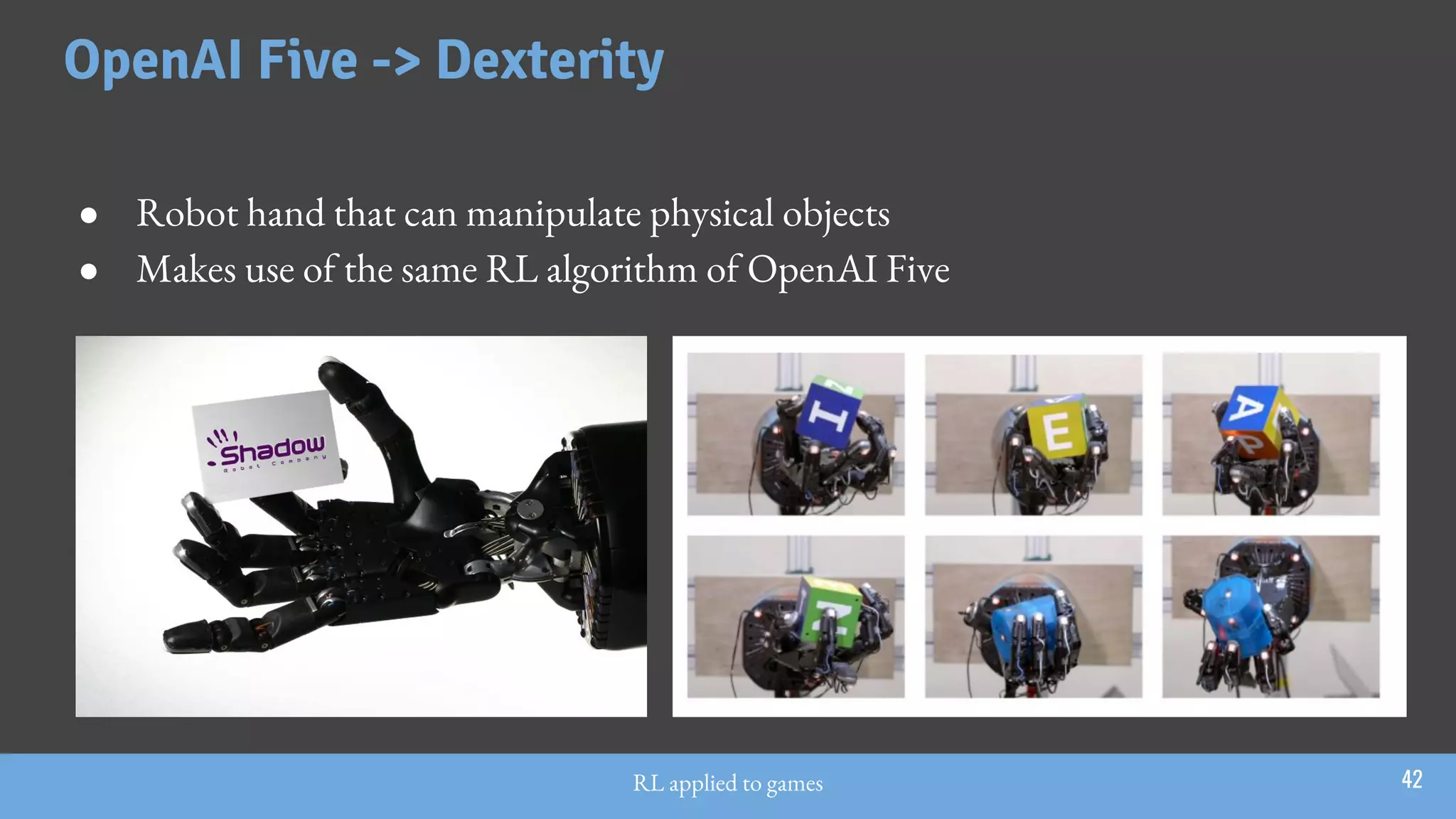 A brief overview of Reinforcement Learning applied to games | PPT